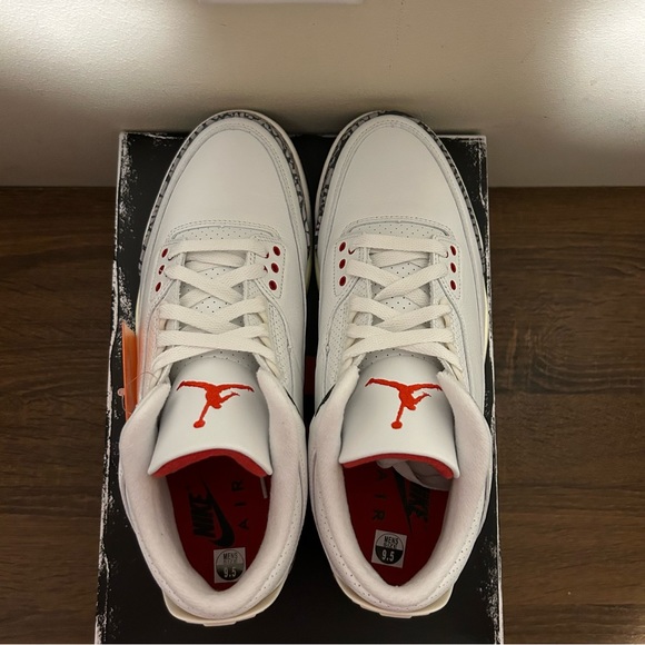 Jordan | Shoes | Nike Air Jordan 3 Iii Retro White Cement Reimagined Sz ...